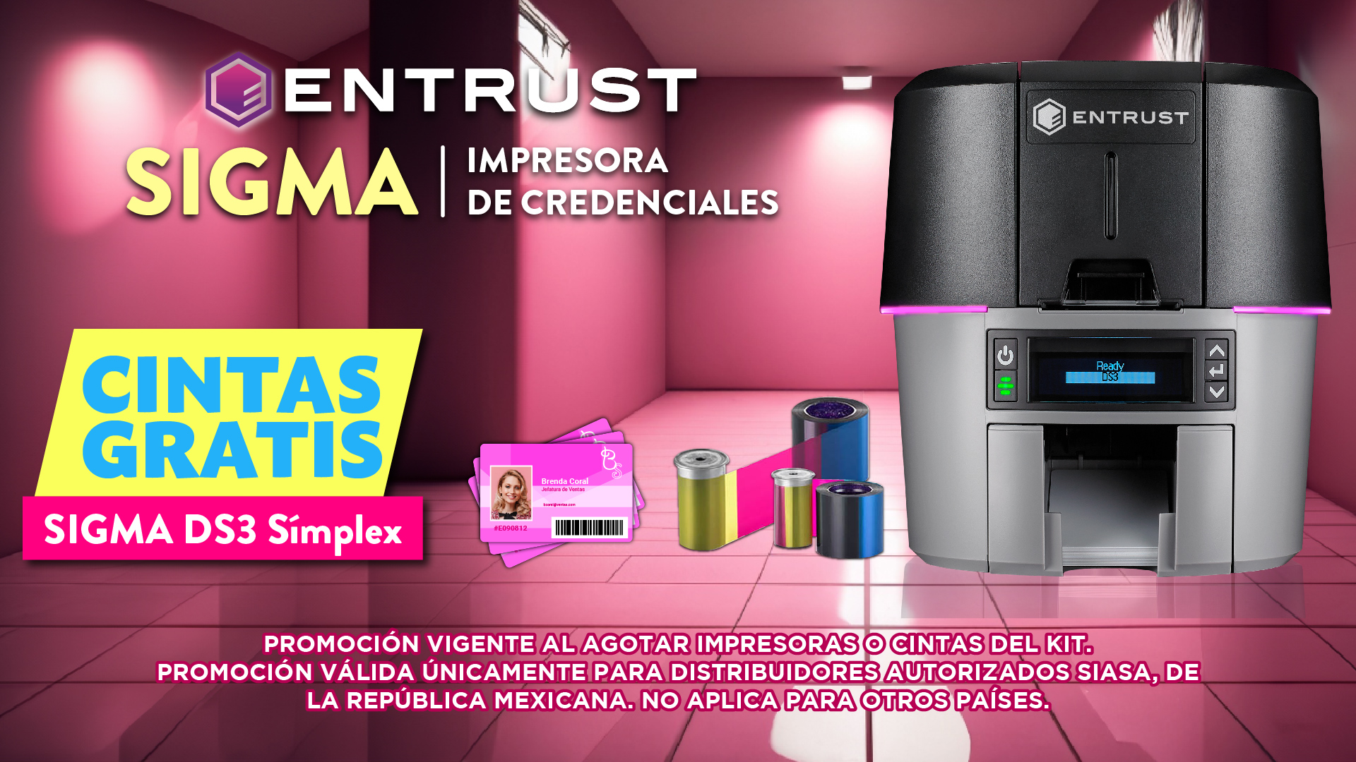 Impresora Credenciales Sigma Entrust