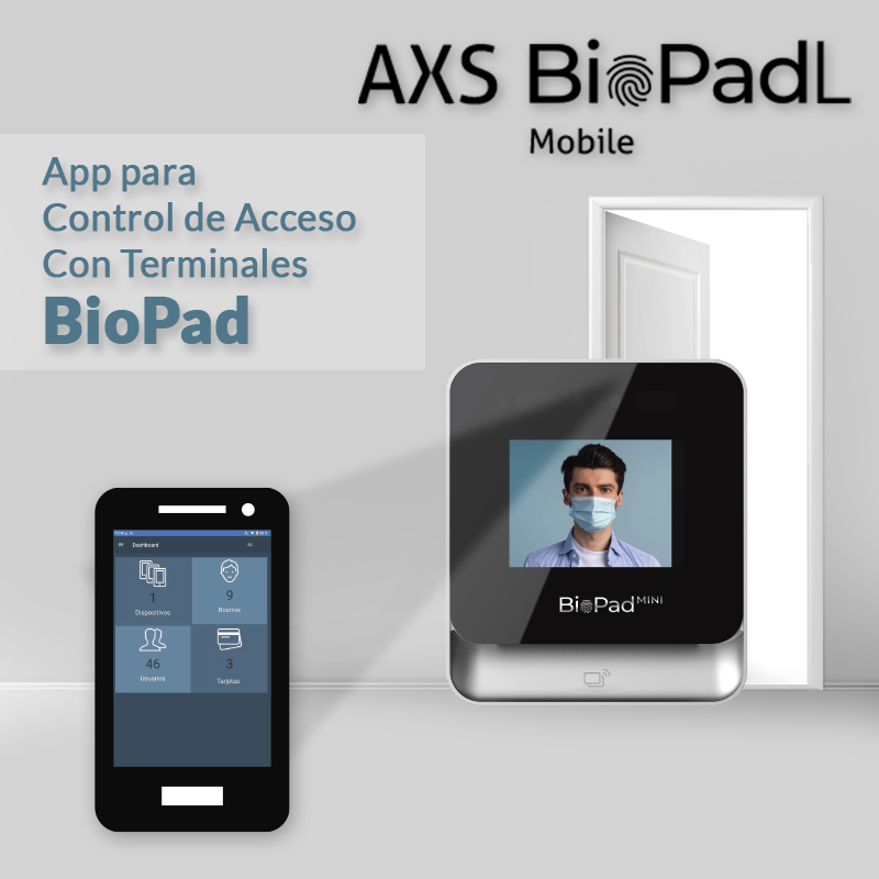 AXS.BioPadL Mobile - App Gratuita para Control de Acceso con Terminales ...