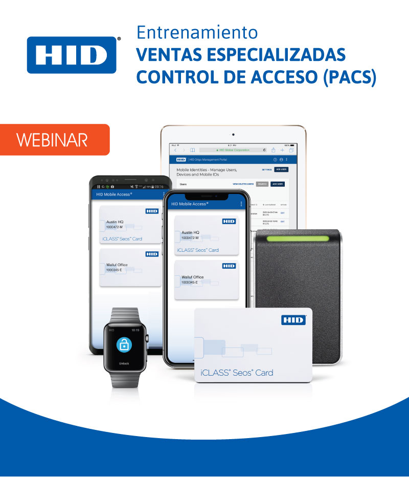 Entrenamiento en Ventas Especializadas HID Global PACS