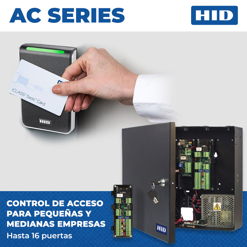 Controlador de Accesos AC Series HID Global - Hasta 16 Puertas