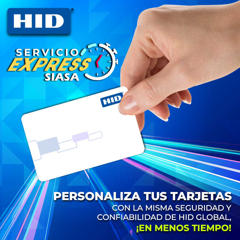 Servicio Express de Tarjetas HID Programadas y con Folio Impreso