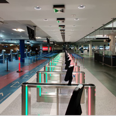 dFlow de Digicon - Torniquete de Acceso Automatizado