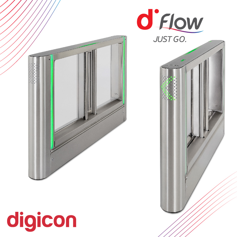 dFlow de Digicon - Torniquete de Acceso Automatizado