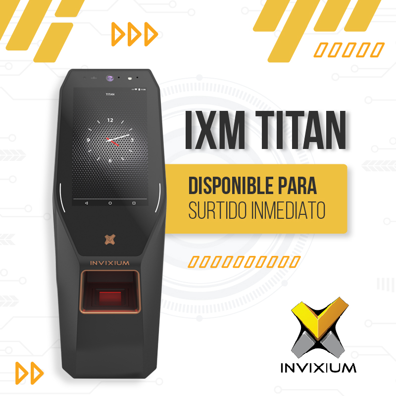 Reconocimiento Facial IXM TITAN de Invixium