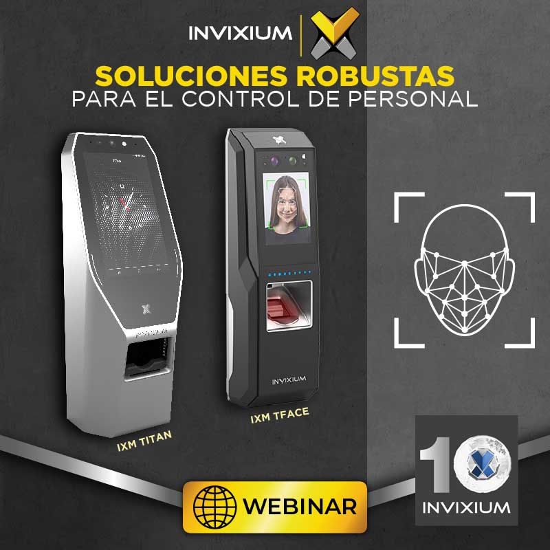 Reconocimiento Facial Invixium | Terminales Robustas para Control de ...