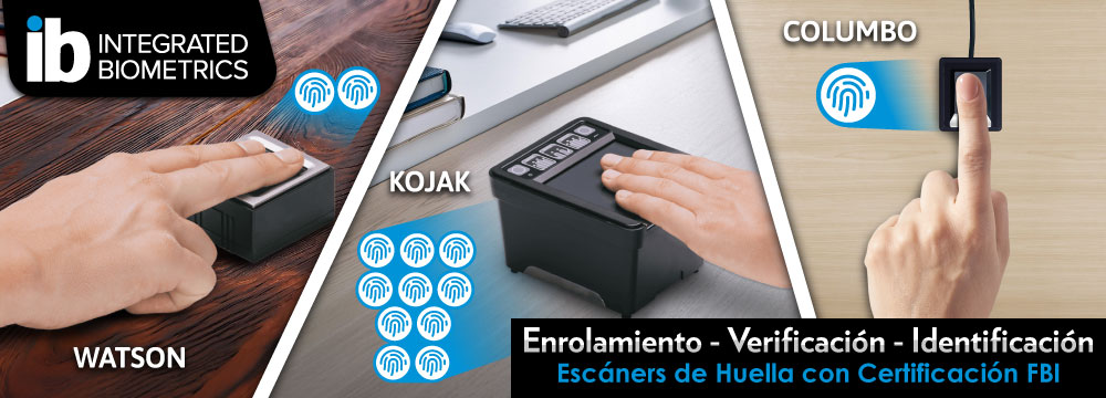 Únete al webinar de hoy y conoce los escáners de huella Integrated Biometrics