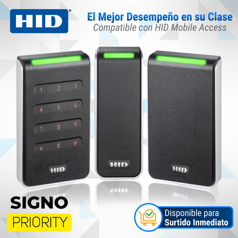 Lectores Signo HID Priority ¡Para Entrega Inmediata!