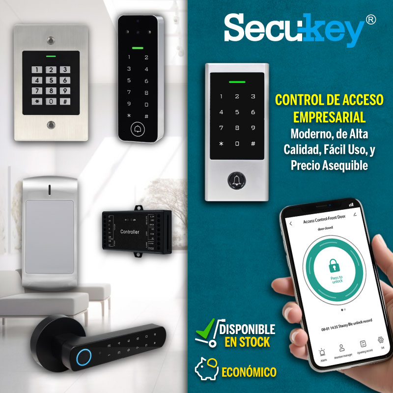 Conoce Secukey: Equipos Para Control de Acceso Modernos, Seguros, y ...