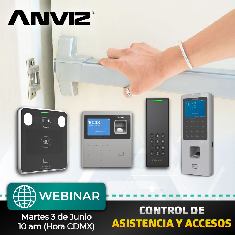 📅 Regístrate al webinar de Anviz y lleva ventaja en tus próximos ...