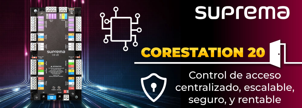 Descubre la nueva Suprema CoreStation 20 — El futuro del control de ...